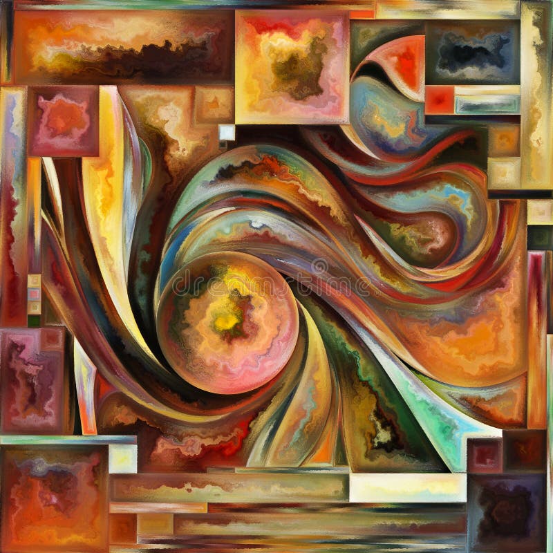 Space Division in Art stock illustration. Illustration of property ...