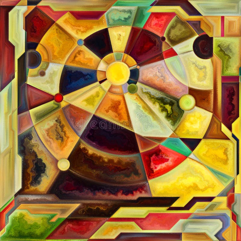 Space Division in Art stock illustration. Illustration of beautiful ...