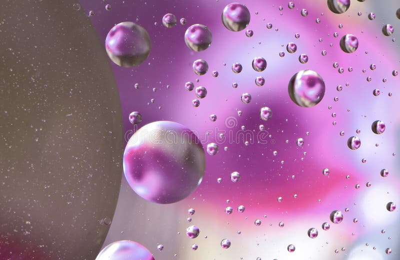 Space Drops of Water on a Background Stock Image - Image of liquid ...