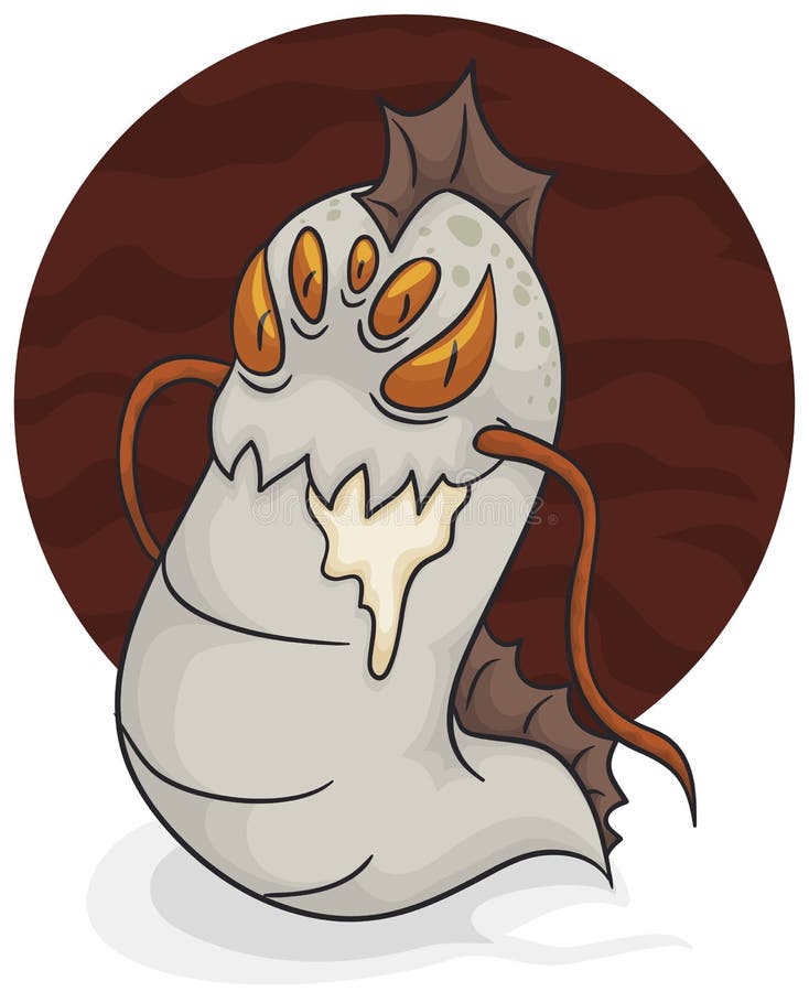 Space Eel with Fierce Look and Conqueror Intentions, Vector ...