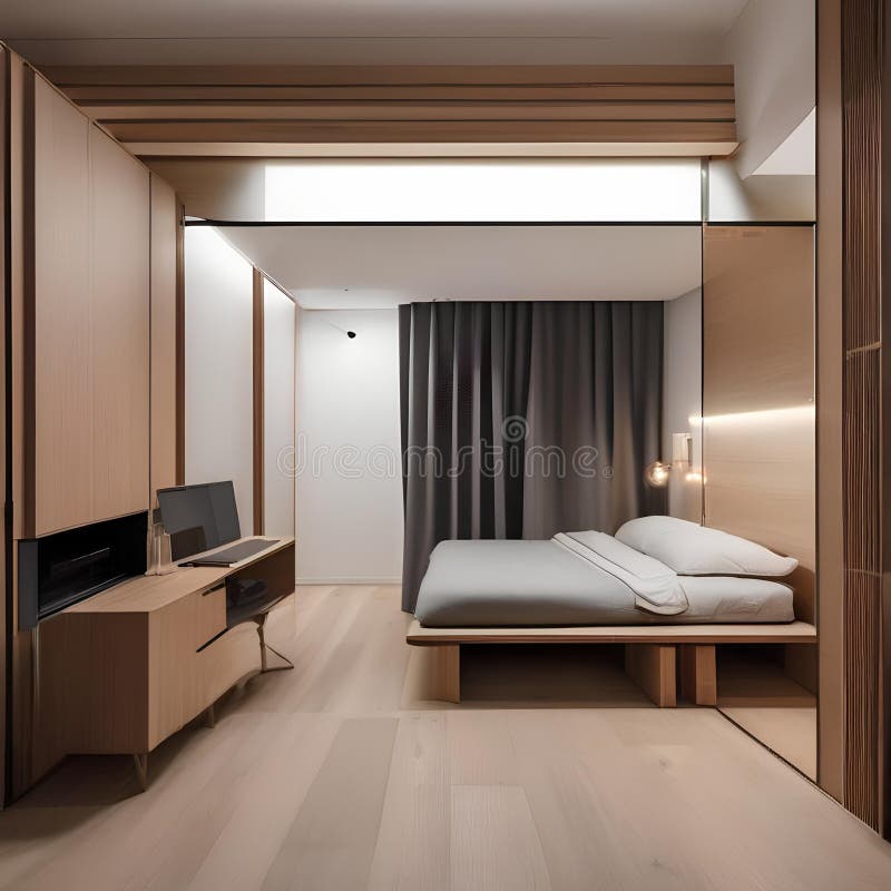 A Space-efficient Studio Apartment with Modular Furniture, Sliding ...