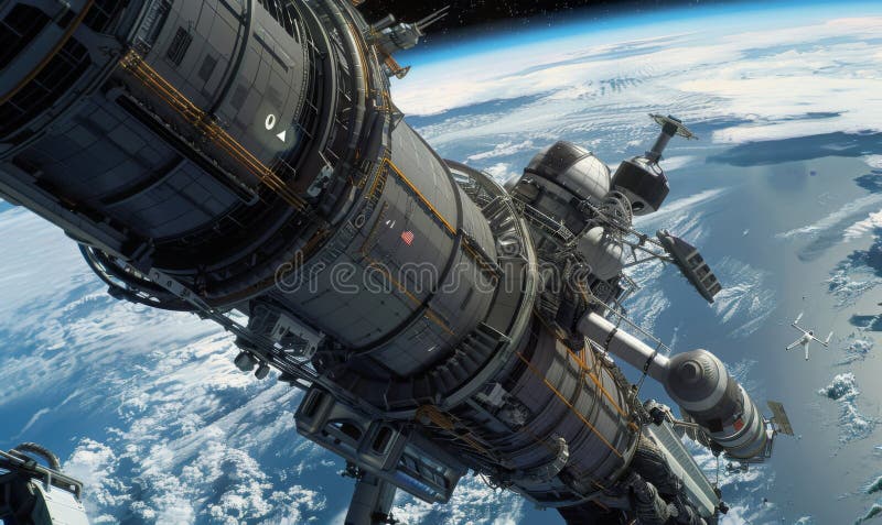 A Space Elevator Extending from Earth To a Geostationary Orbit Station ...