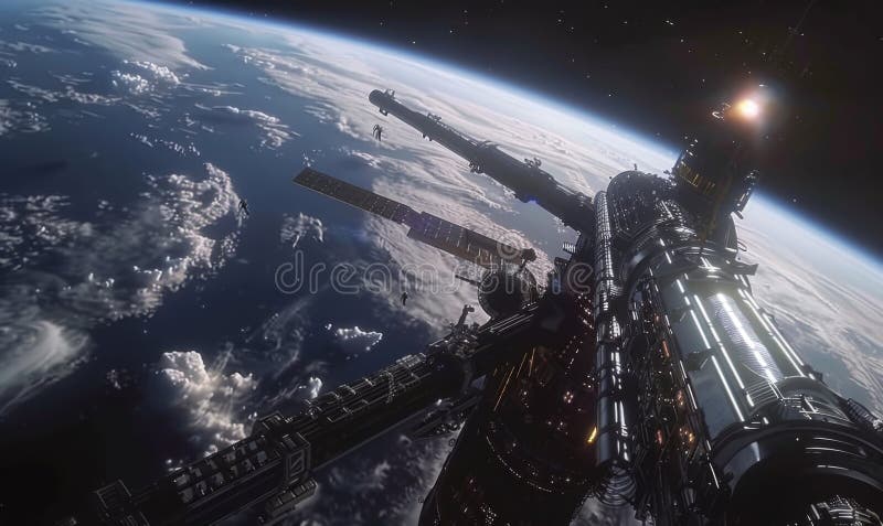 A Space Elevator Extending from Earth To a Geostationary Orbit Station ...