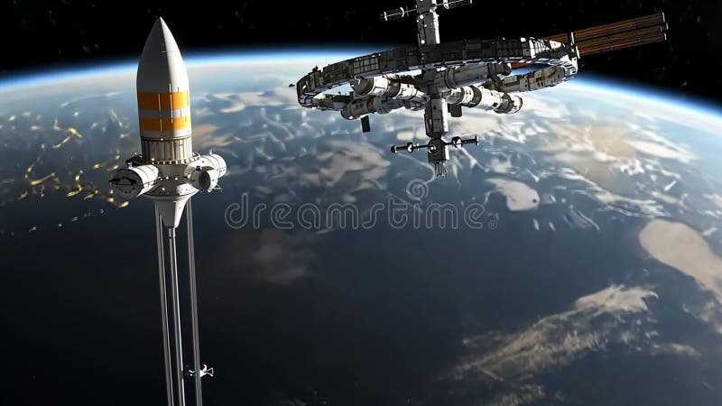 Space Elevator and Space Station Orbiting Earth: a Futuristic Vision of ...