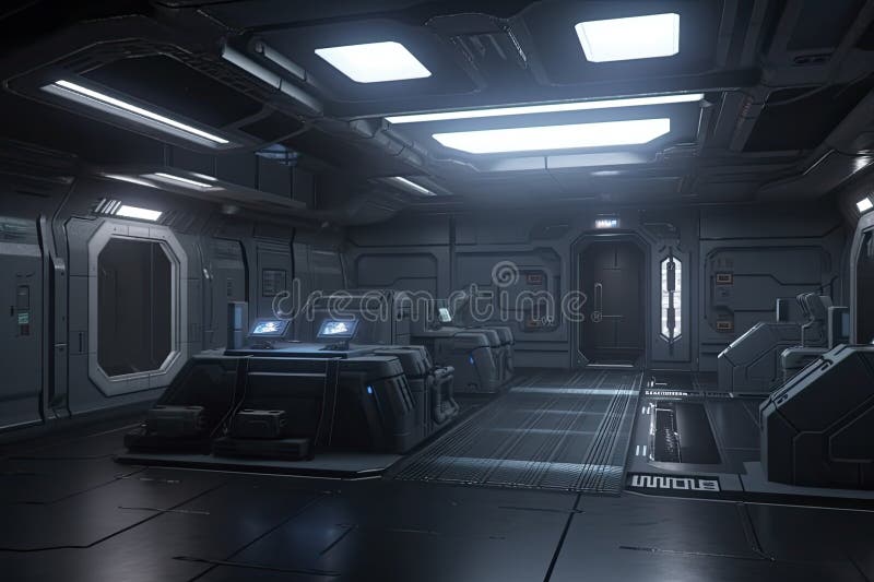 Space Environment, Ready for Comp of Your Characters.3D Rendering Stock ...