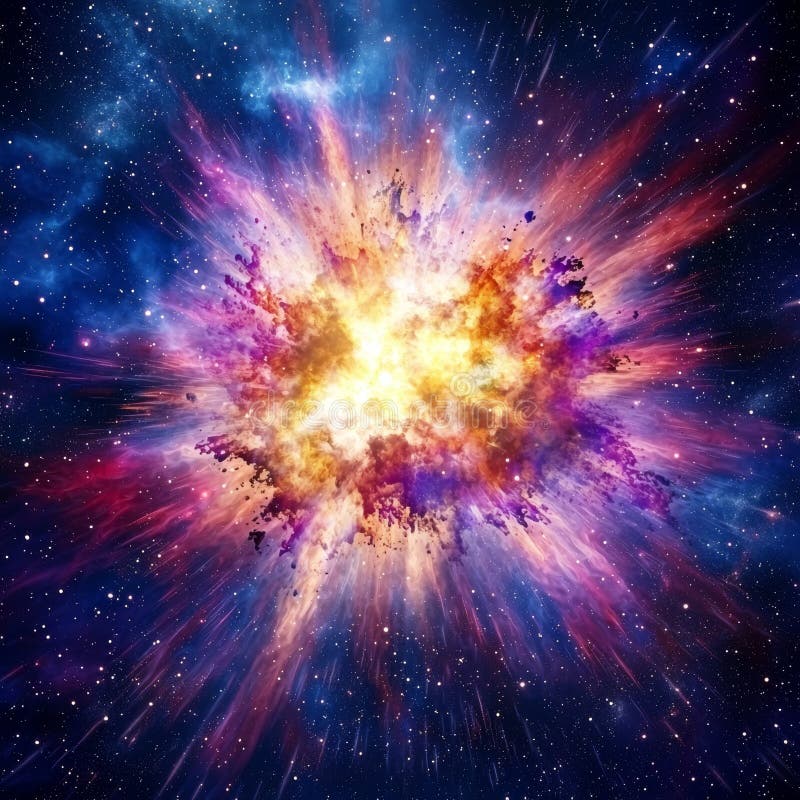 Space Explodes with Colors, Representing Cosmic Phenomena and ...
