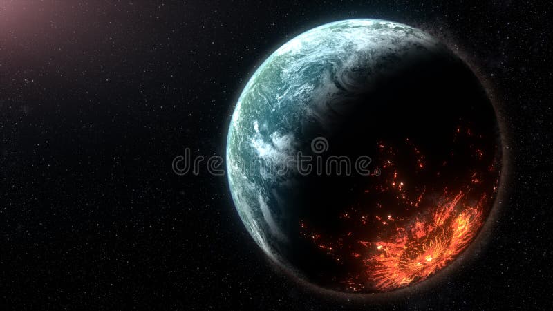 Space Exploration Alien Planet Stock Illustration - Illustration of ...