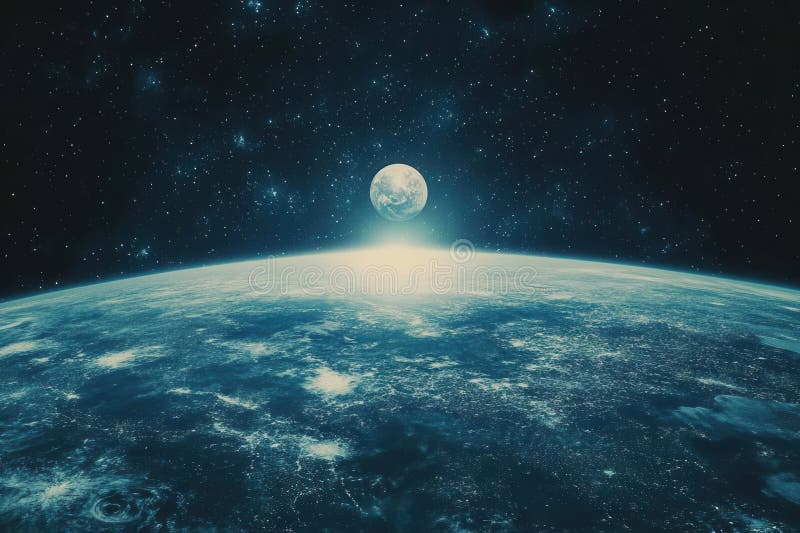 Space Exploration Flat Design Top View Astronomy Animation Split ...