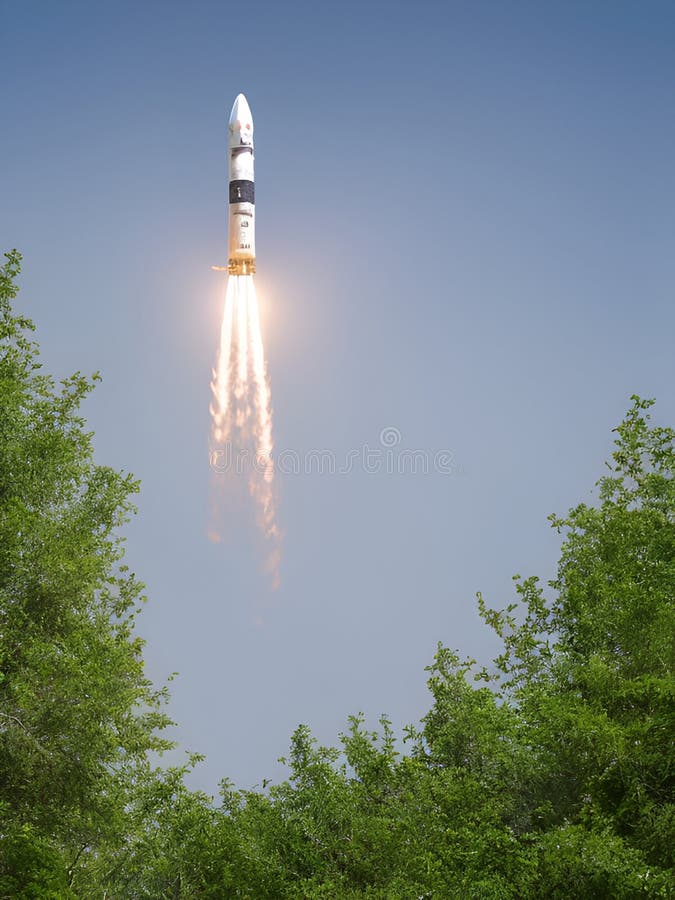 Space Exploration, Human Technology, Space Station, Space Rocket Stock ...