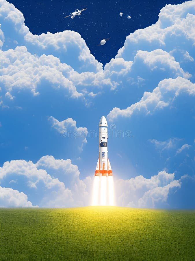 Space Exploration Map of Communication Satellite Signal Transmission ...