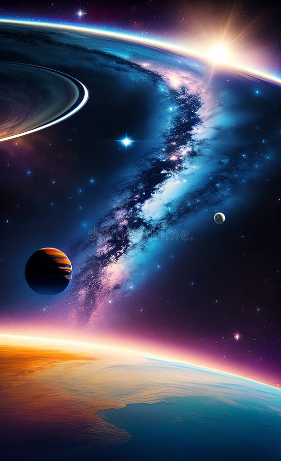 Space Exploration Illustration Artificial Intelligence Artwork ...