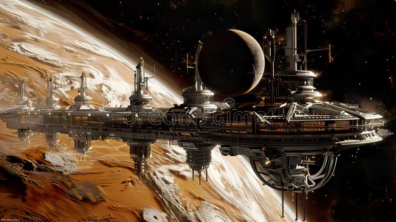 Space Exploration Image High Quality Stock Illustration - Illustration ...