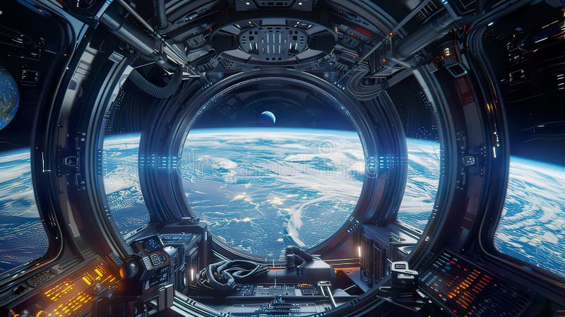 Space Exploration Image High Quality Stock Illustration - Illustration ...