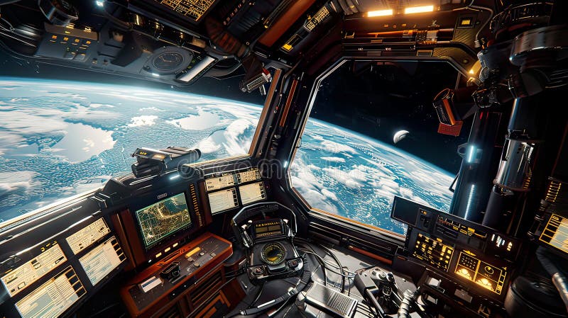 Space Exploration Image High Quality Stock Illustration - Illustration ...