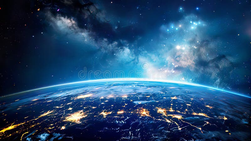 Space Exploration Image High Quality Stock Illustration - Illustration ...
