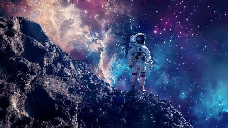 Space Exploration Image High Quality Stock Illustration - Illustration ...