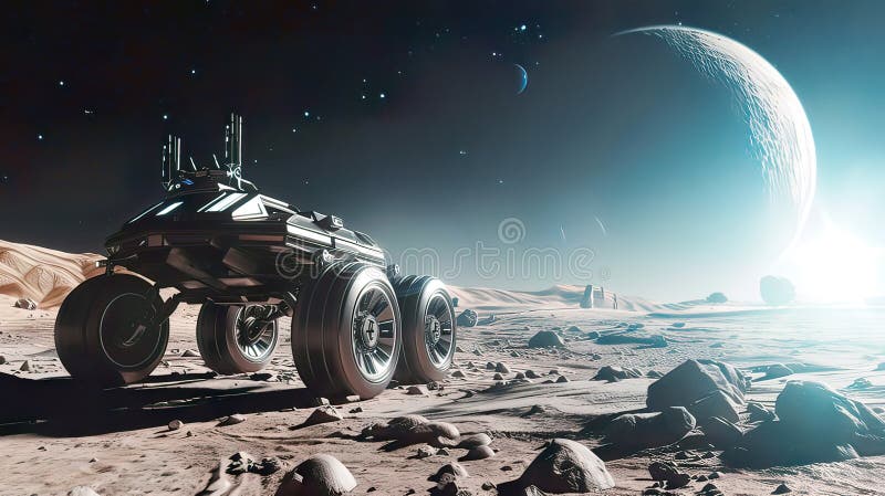 Space Exploration Image High Quality Stock Illustration - Illustration ...