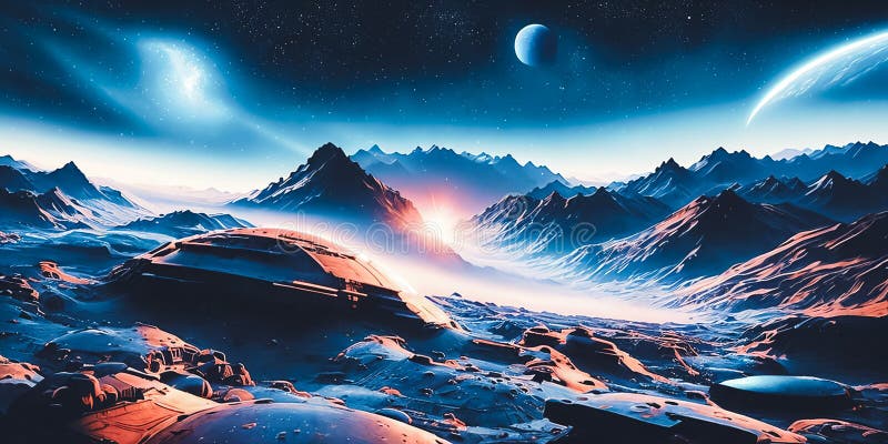 Space Exploration Images Featuring Advanced and Space Stations ...