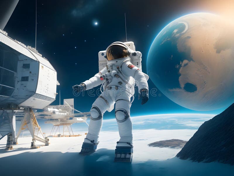 Space Exploration and Innovation Scene at a Space Research Facility ...