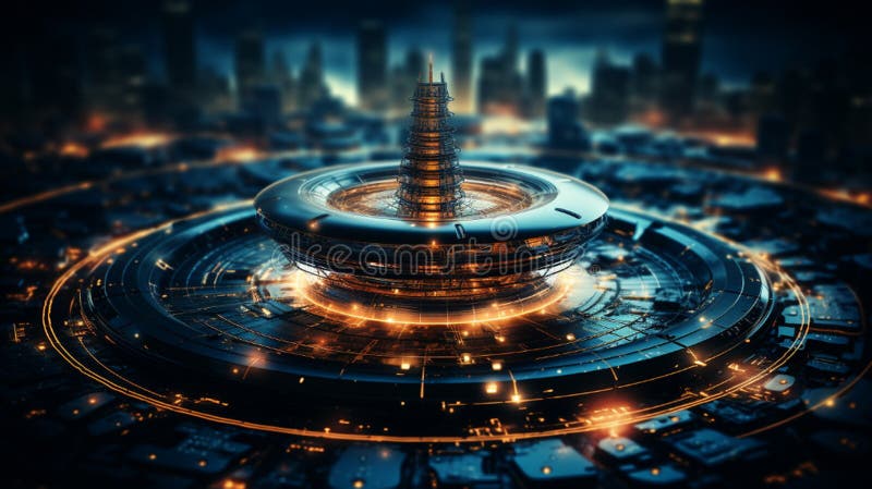 Space Exploration Map of Communication Satellite Signal Transmission ...