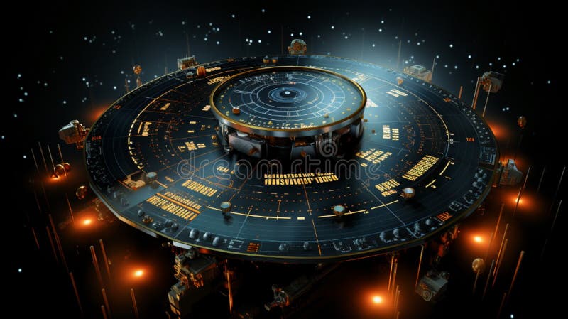 Space Exploration Map of Communication Satellite Signal Transmission ...