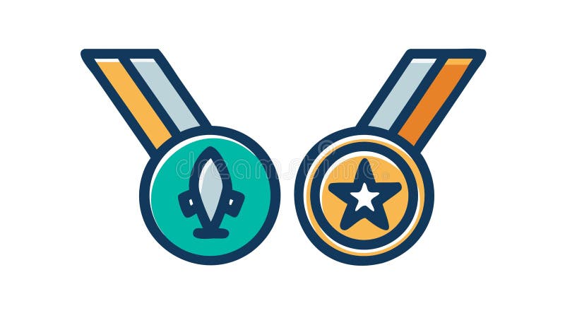 Space Exploration Medal, Astronaut Star Award, Vector Design Generative ...