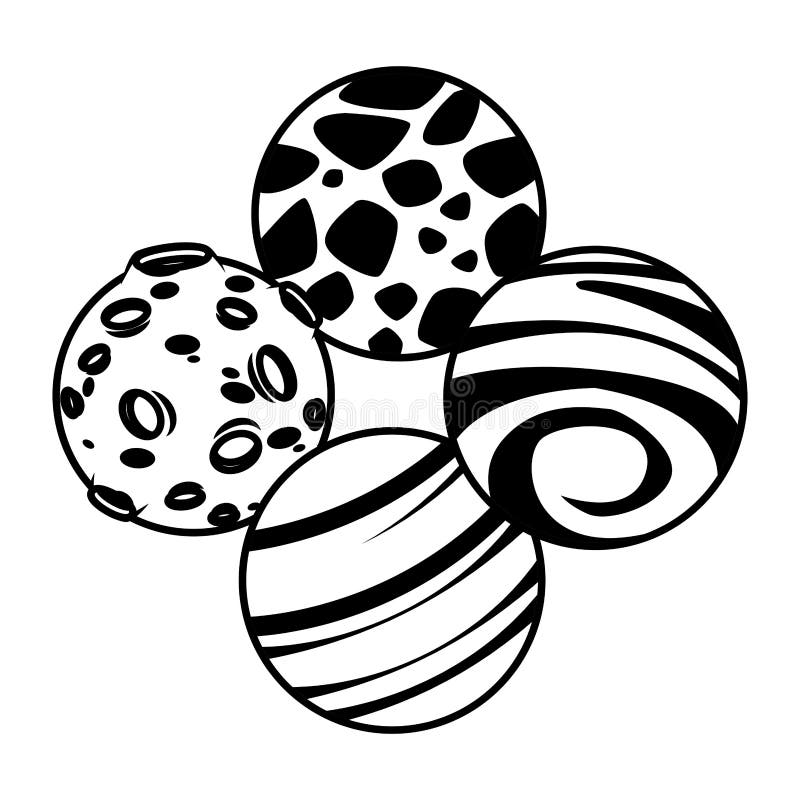 Space Exploration and Planets Cartoon Stock Vector - Illustration of ...