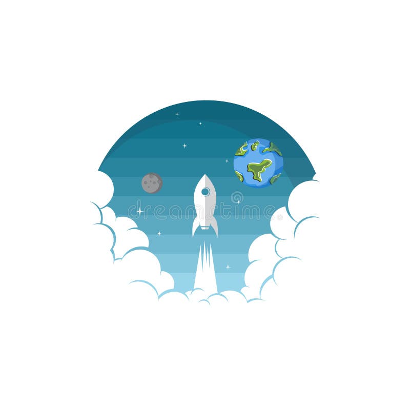 Space Exploration Shuttle Ship Logo Icon Sign Vector Stock Illustration ...