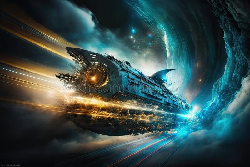 Space Exploration, Space Technologies of the Future. New Spaceship ...