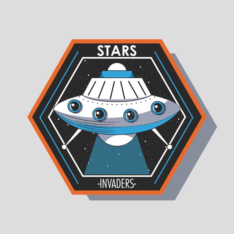 Space Explorer Patch Emblem Design Stock Vector - Illustration of ...