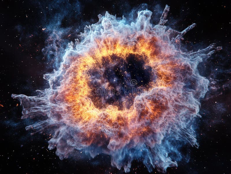 Space Explosion stock photo. Image of astrophysics, meteorology - 388446786