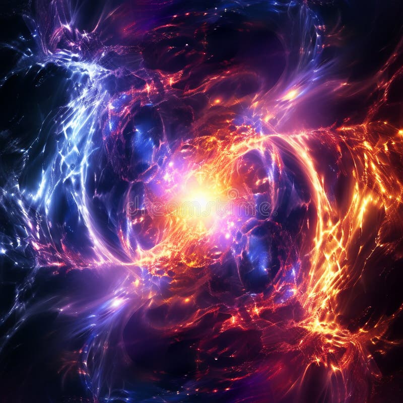 Space vortex fantasy stock illustration. Illustration of colorful ...