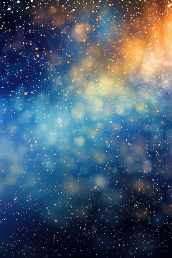 A Space Filled with Lots of Stars and Dust Stock Illustration ...