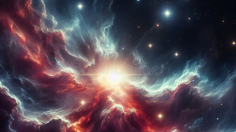 Space Galaxy Cloud Nebula. Starry Night Cosmos. Universe Science Stock ...