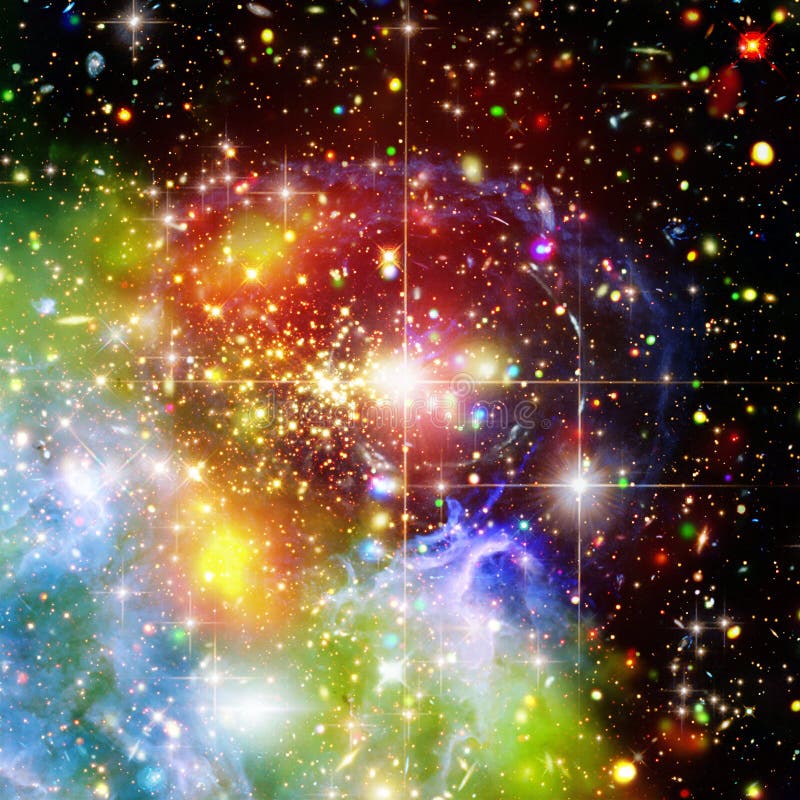 Space and Galaxy. the Elements of this Image Furnished by NASA Stock ...