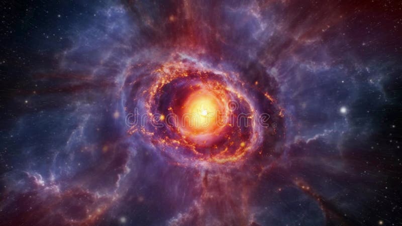Space Galaxy Journey Nebula Universe Zoom Camera Stock Footage - Video ...