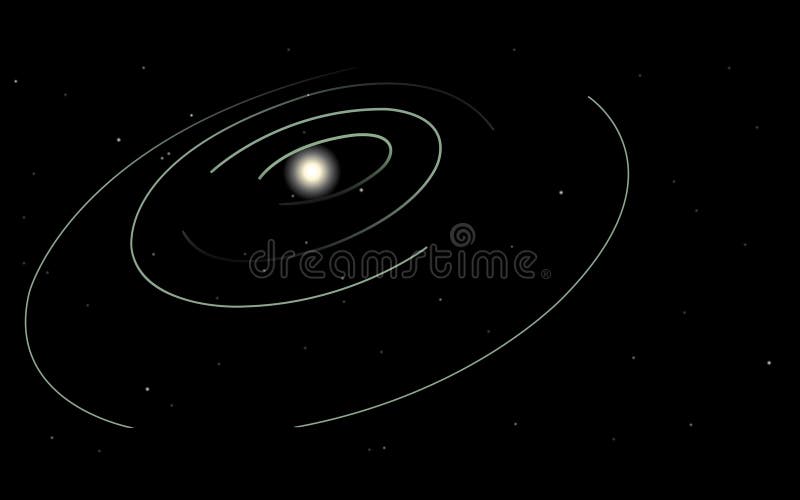 Space Galaxy Lines.Point Orbit of Stars Stock Vector - Illustration of ...