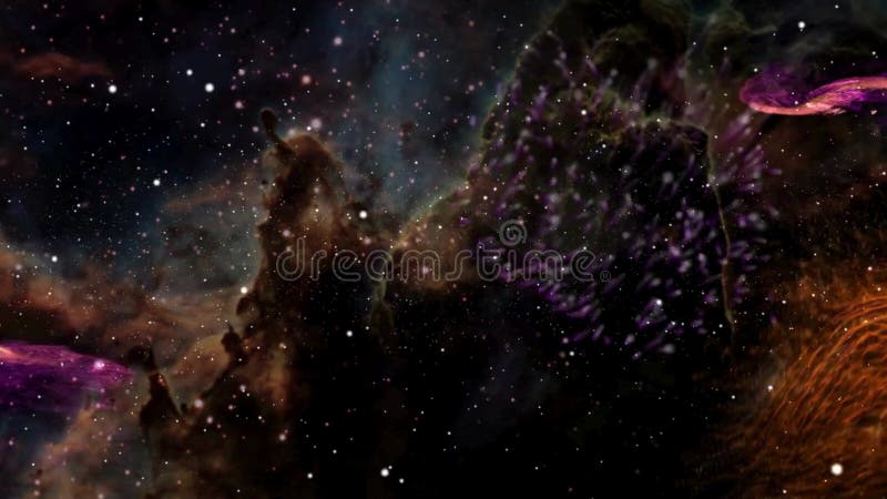 Space Galaxy Journey Nebula Universe Zoom Camera Stock Video - Video of ...