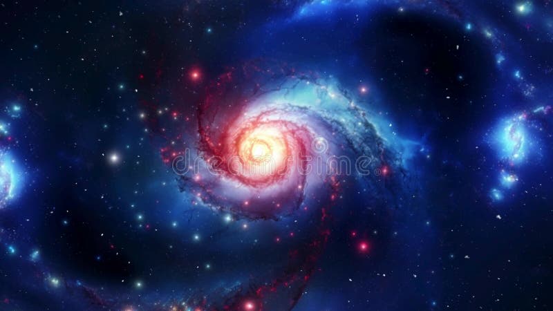 Space Galaxy Journey Nebula Universe Zoom Camera Stock Video - Video of ...