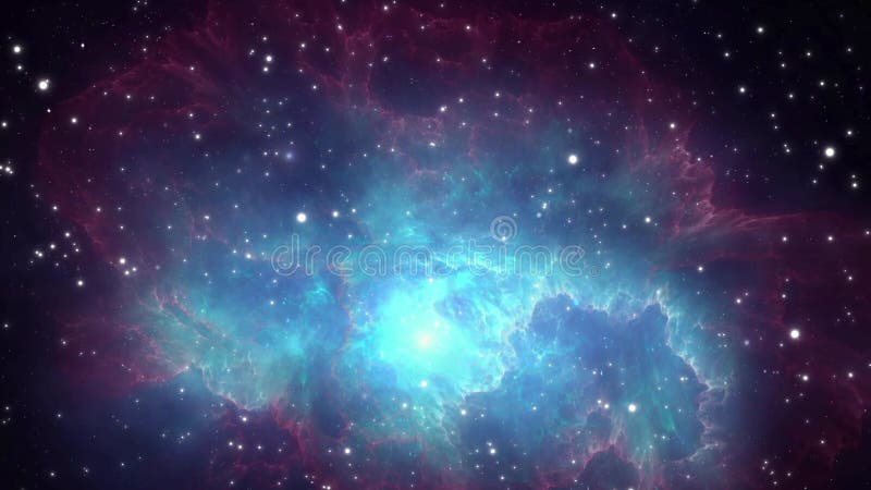 Space Galaxy Journey Nebula Universe Zoom Camera Stock Footage - Video ...