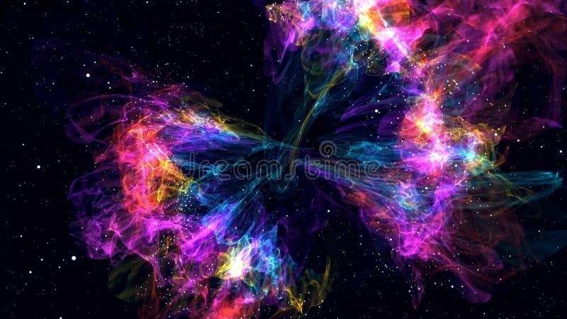 Space Galaxy Journey Nebula Universe Zoom Camera Stock Video - Video of ...