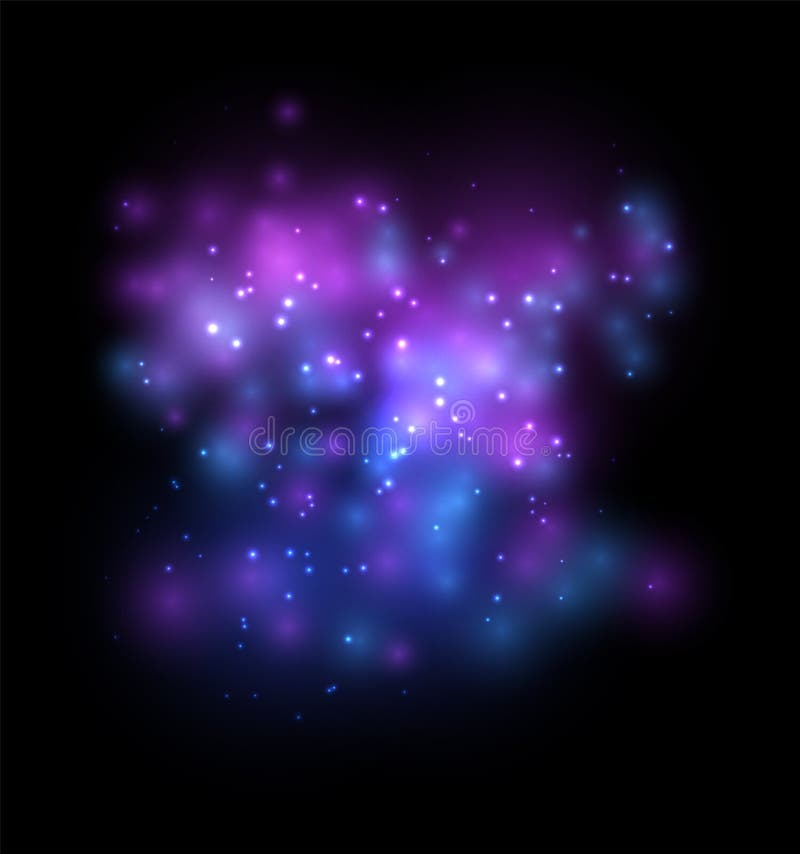 Space Galaxy. Realistic Cosmos Stock Vector - Illustration of abstract ...