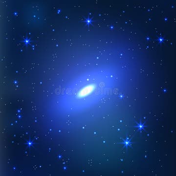 Space Galaxy Vector Background. Realistic Illustration Stock Vector ...