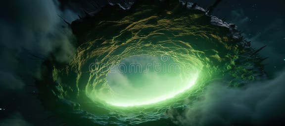 Space Galaxy Vortex Hole Tunnel Background Stock Illustration ...