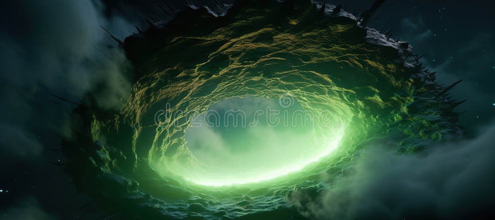 Space Galaxy Vortex Hole Tunnel Background Stock Illustration ...