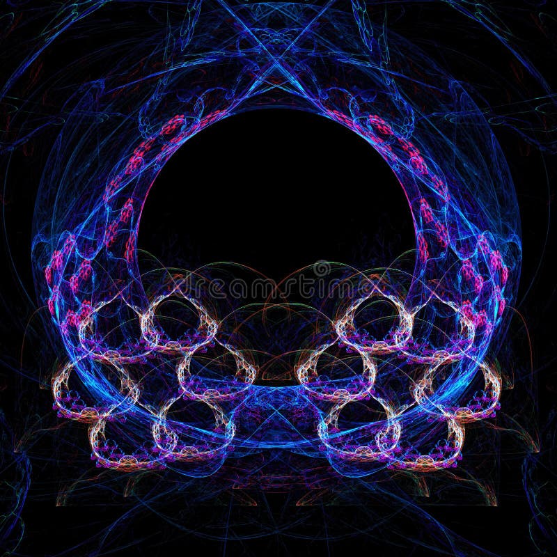 Space geometry stock illustration. Illustration of cube - 95057215