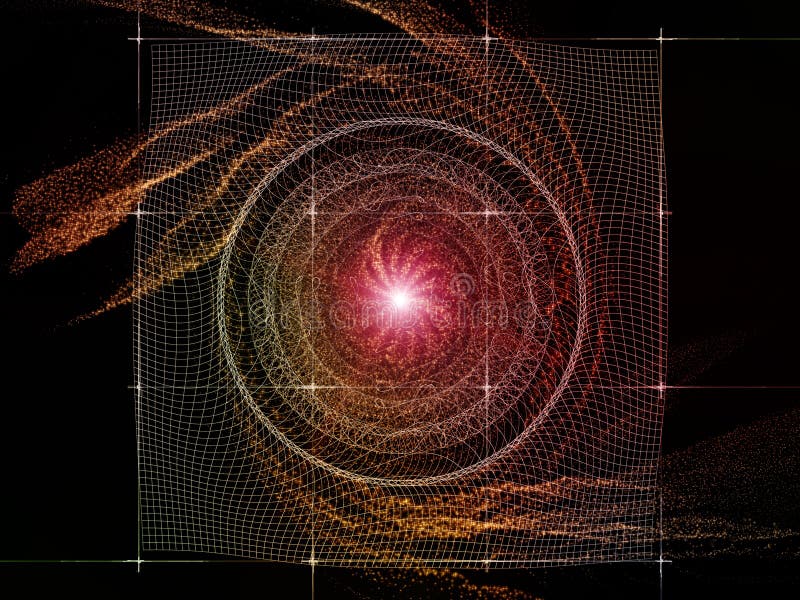 Space Grid stock illustration. Illustration of line - 224660288