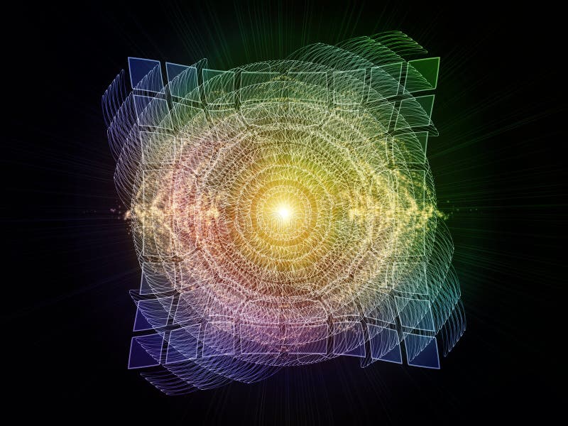 Space Grid stock illustration. Illustration of illuminate - 225281295