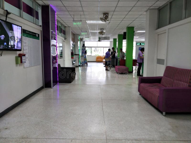 Space in the Hospital Building Corridors Editorial Stock Photo - Image ...