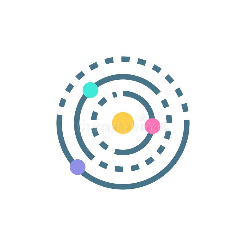 Space Icon in Vector. Logotype Stock Illustration - Illustration of ...